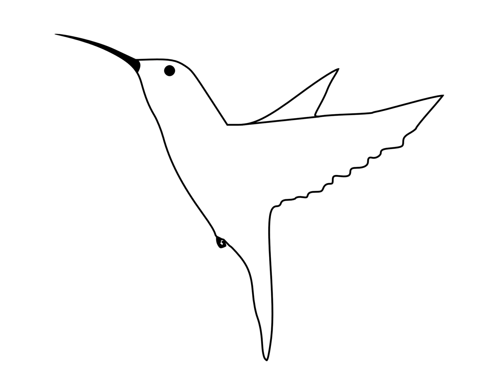 Kolorowanka Koliberek - Kolorowanki Do Druku