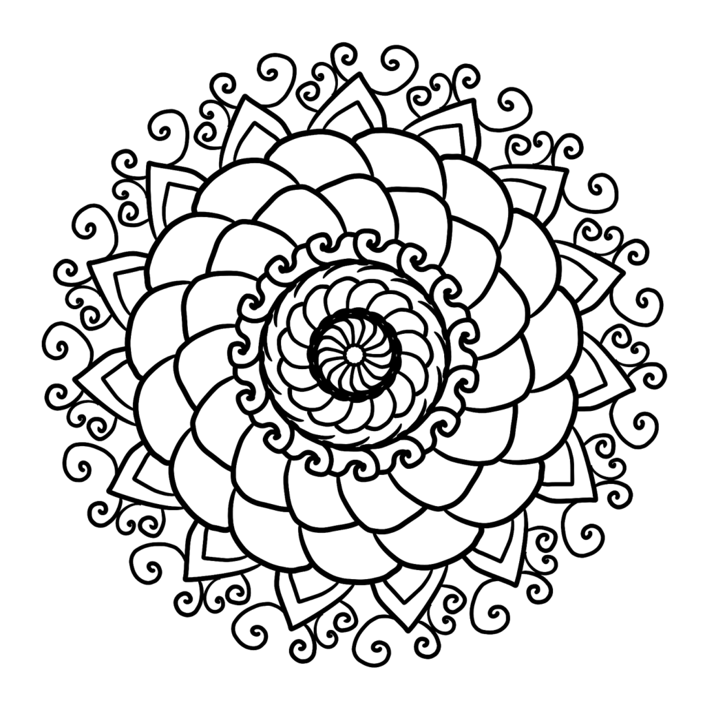 Kolorowanki Mandale - Kolorowanki Do Druku