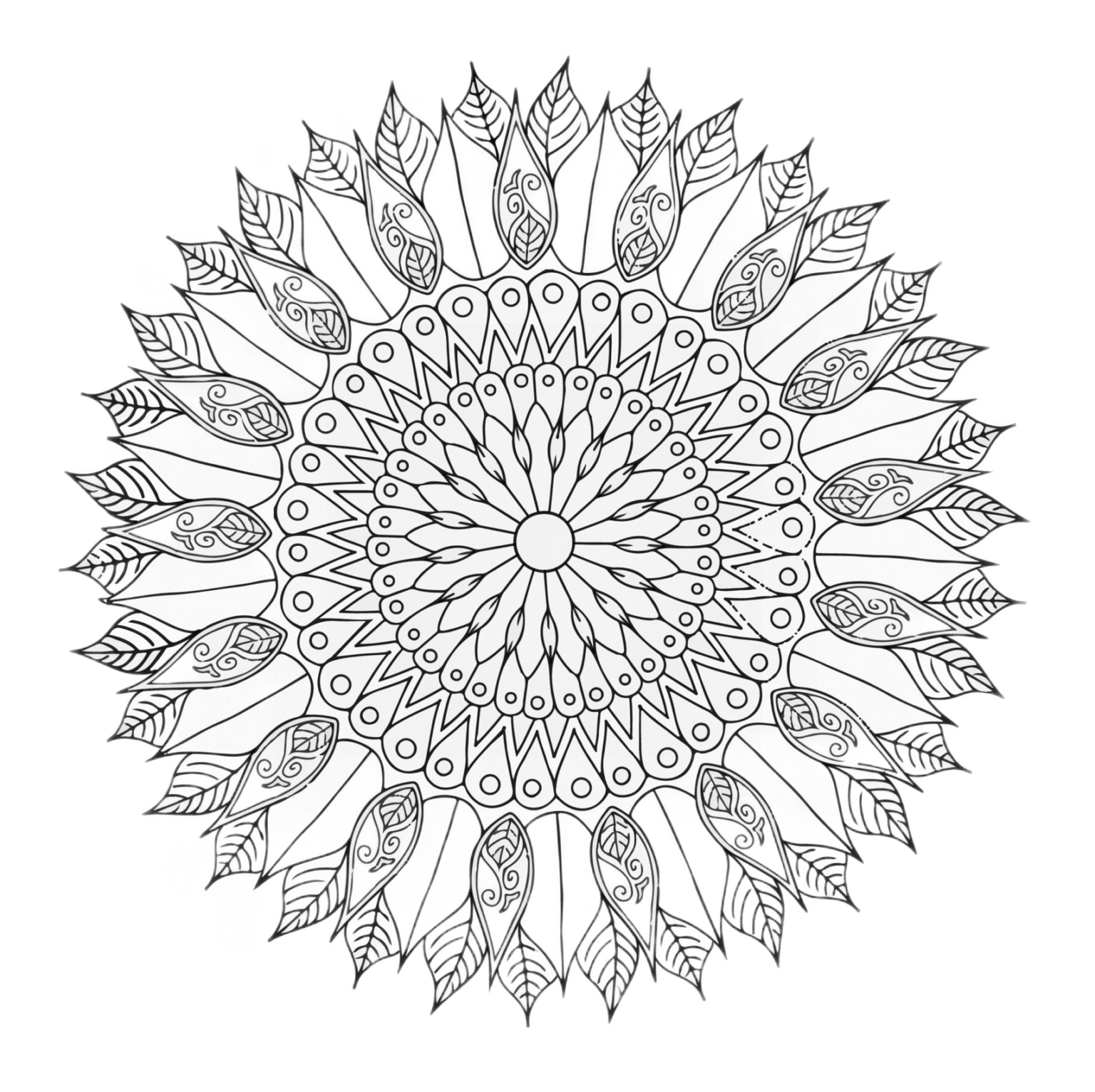Kolorowanki Mandale - Kolorowanki Do Druku