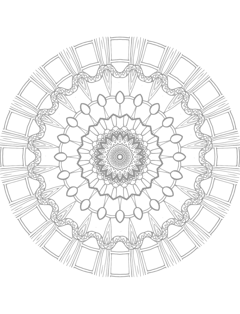 Kolorowanki Mandale - Kolorowanki Do Druku
