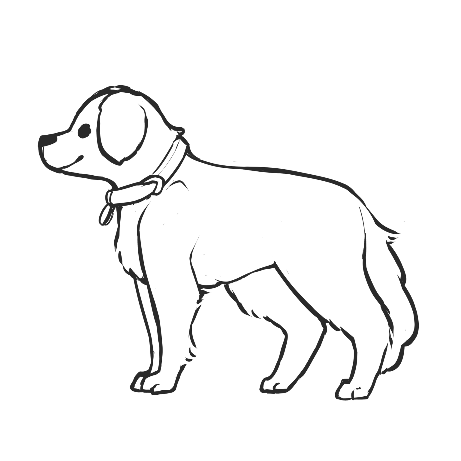 Kolorowanka Piesek - Kolorowanki Do Druku