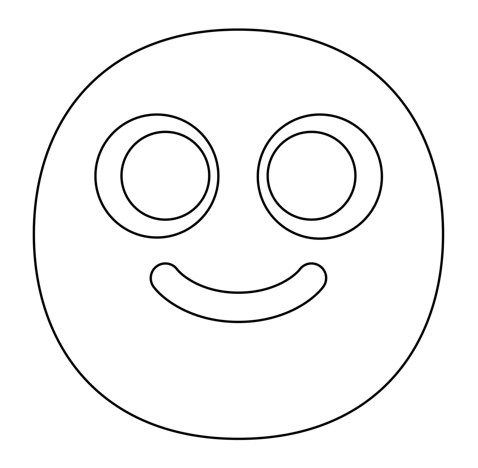 Kolorowanki Emotki - Kolorowanki Do Druku